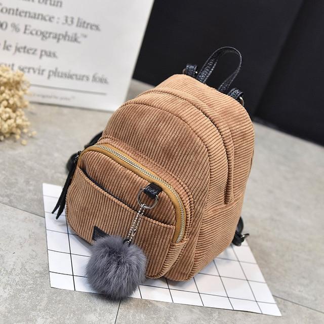 Pom Pom Kawaii Backpack | Kawaii Vibe